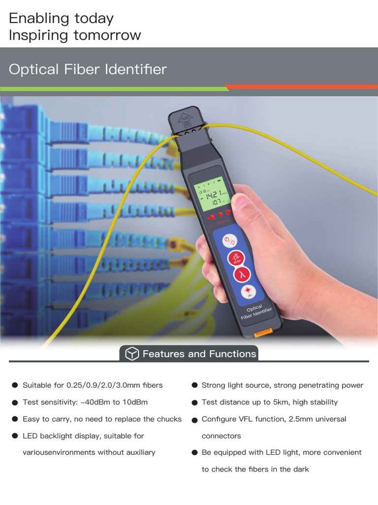 KFI-45 - Optical Fiber identifier-EN | PDF | Optical Fiber | Light Emitting Diode