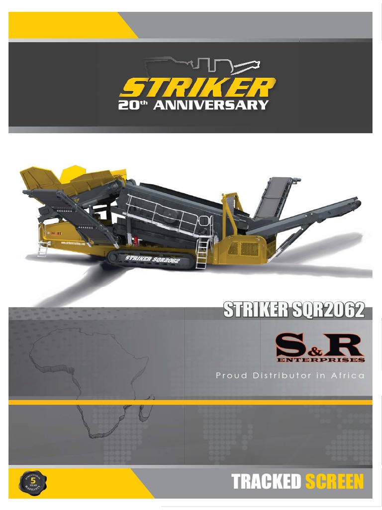 Striker SQR2062 20x6 Mobile Scalping Screen | PDF | Belt (Mechanical) | Land Vehicles