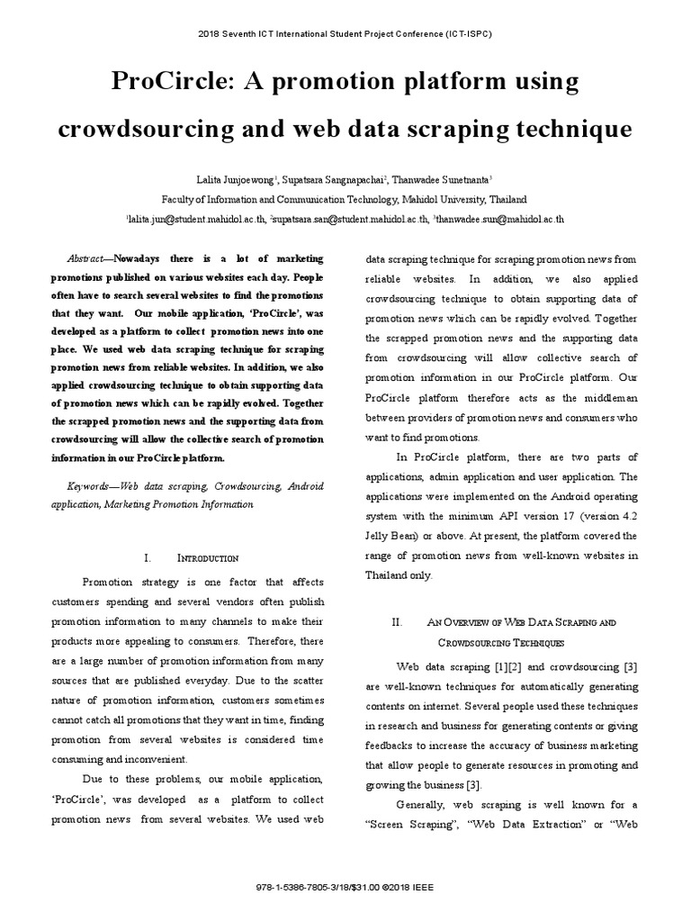 ProCircle: Promotions in One App | PDF | World Wide Web | Internet & Web