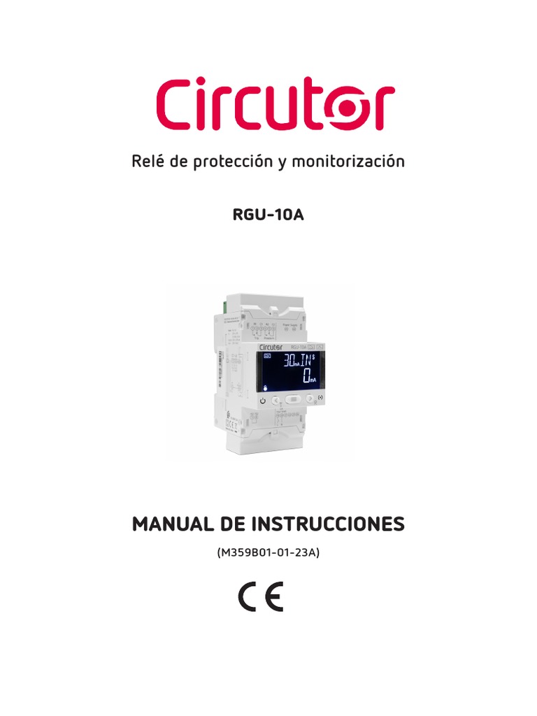 Rele - Diferencial RGU-10A - Manual | PDF | Relé | Transformador