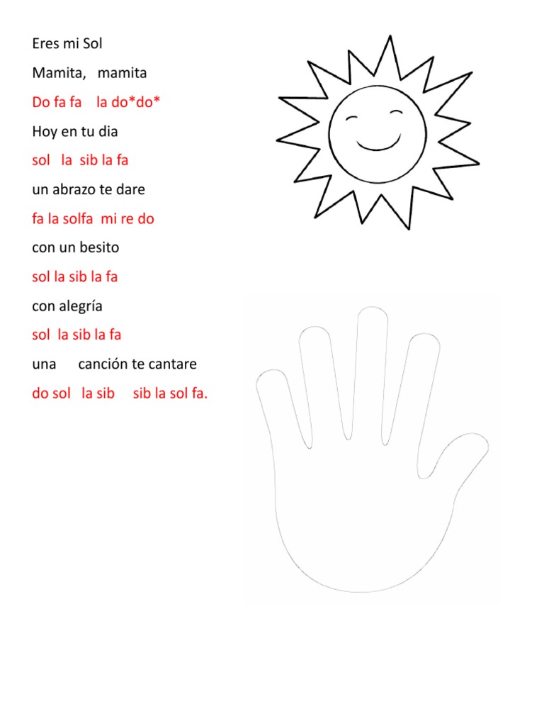 Eres Mi Sol Cancion Infantil Dia de Las Madres | PDF