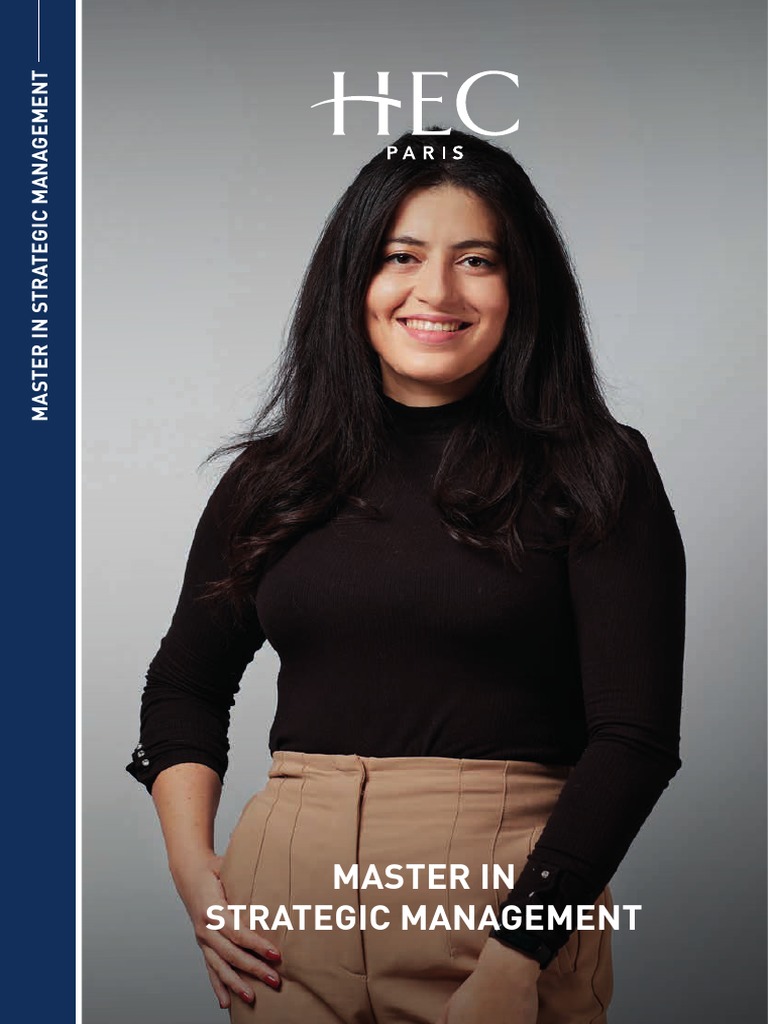 Brochure MSC 2020 Strat | PDF | Strategic Management | Entrepreneurship
