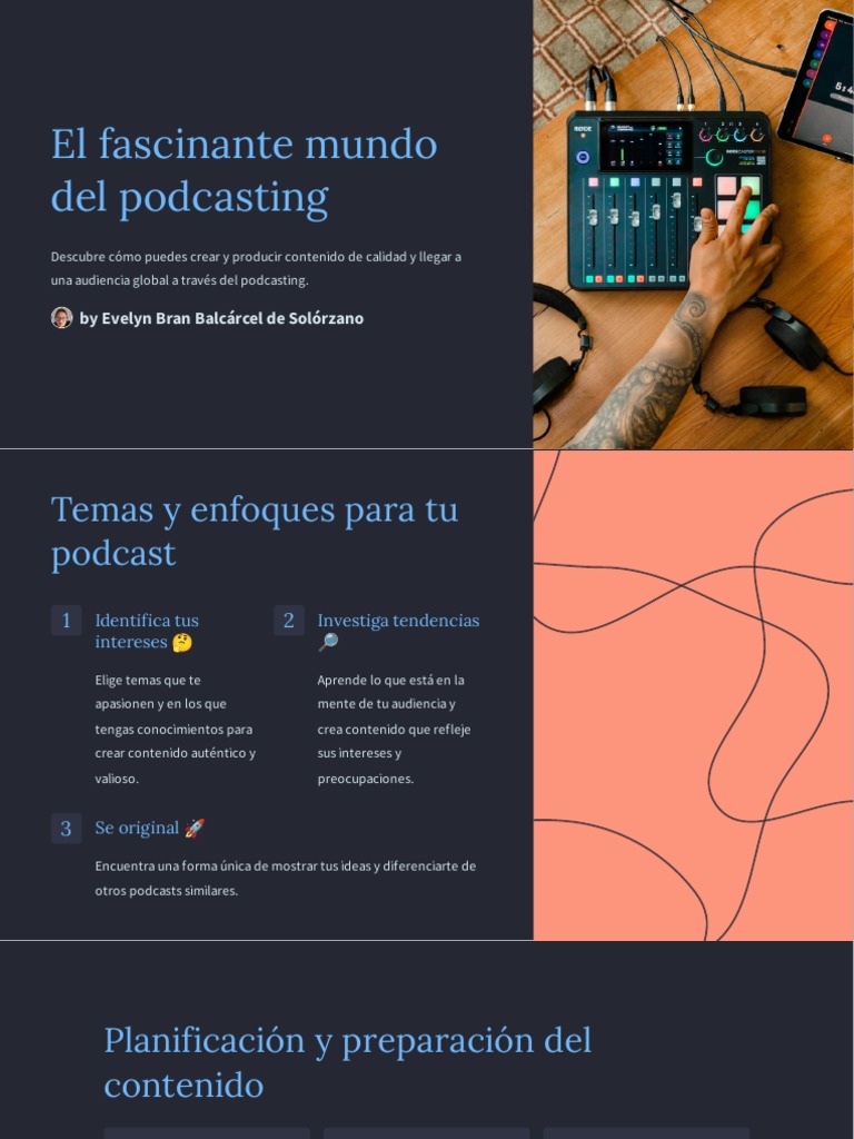 El Fascinante Mundo Del Podcasting | PDF | Podcast | Informática El Fascinante Mundo Del Podcasting | PDF | Podcast | Informática