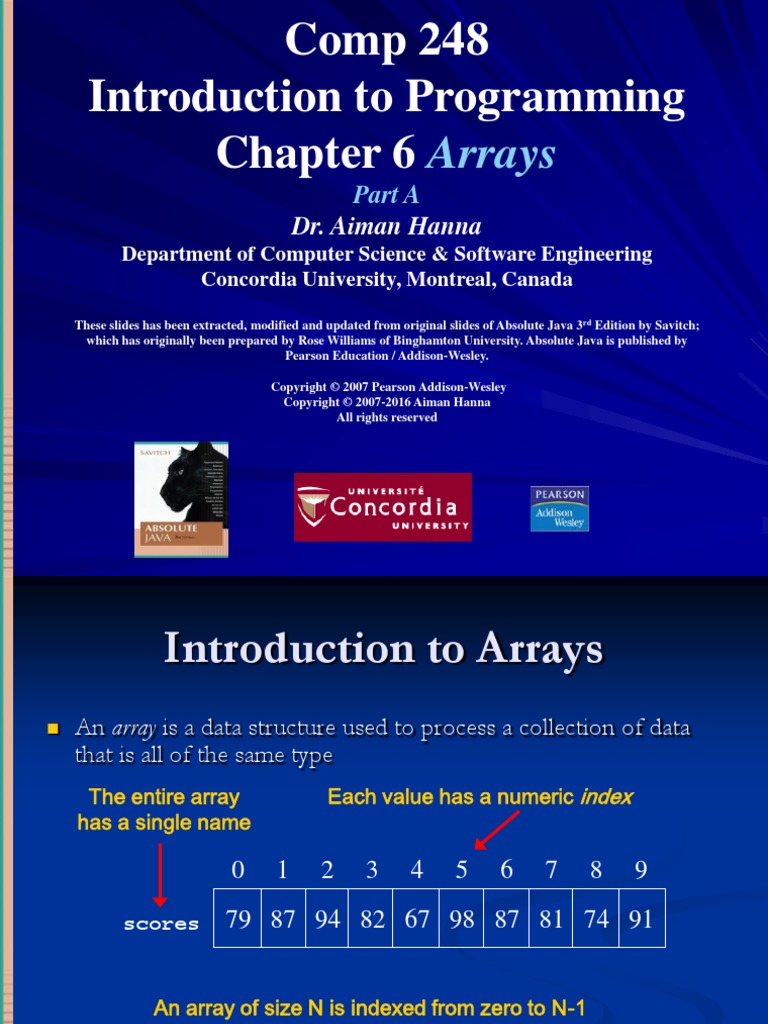 5 Arrays PartA | PDF | Java (Programming Language) | Variable (Computer ... 5 Arrays PartA | PDF | Java (Programming Language) | Variable (Computer ...