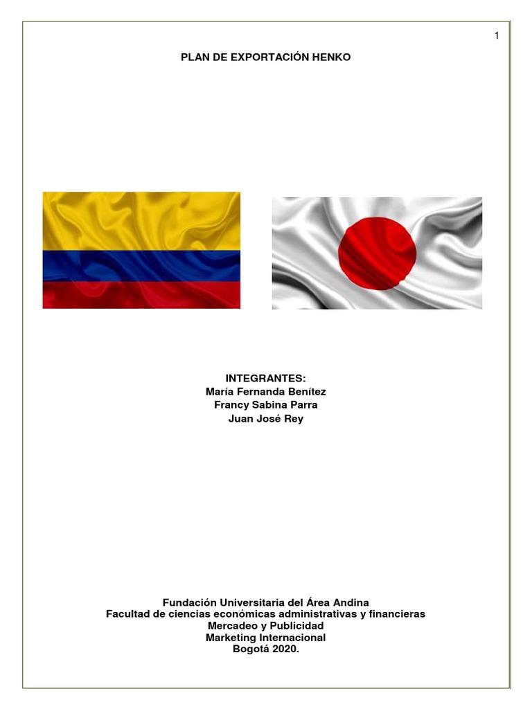 Plan de Exportación Henko | PDF | Japón | Puerto