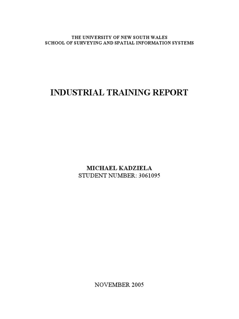 Final Report Sample 1 | PDF | Surveying | Metrology