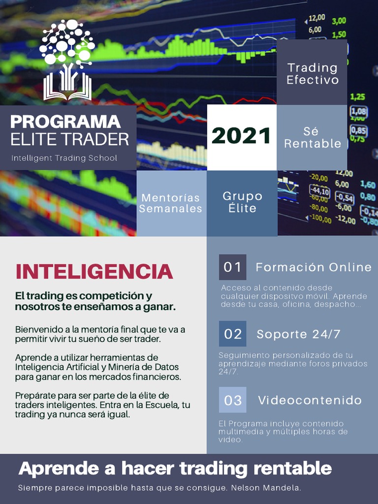 Programa Elite Trader 2021 | PDF | Comerciante (Finanzas) | Procesamiento de datos