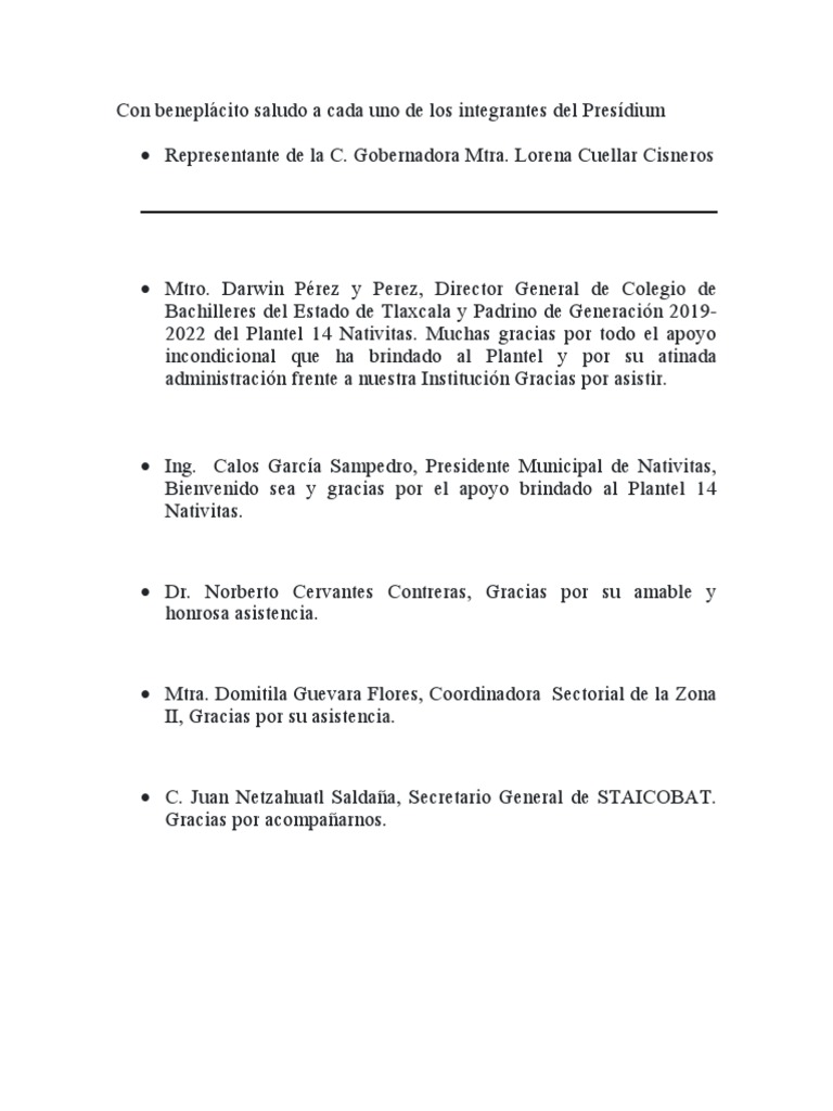 Discurso Director | PDF | Enseñando