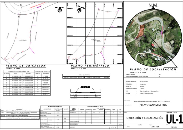 Plano de Ubicacion y Localizacion-A3 | PDF