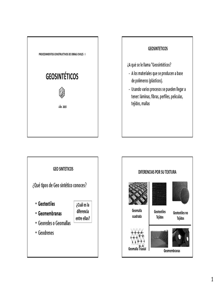 Geomallas | PDF | Materiales | Ciencias fisicas