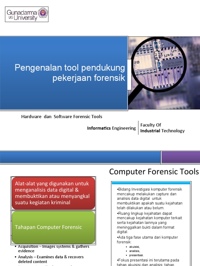 M12 Dan M13 Pengenalan Tool Pendukung Pekerjaan Forensik | PDF