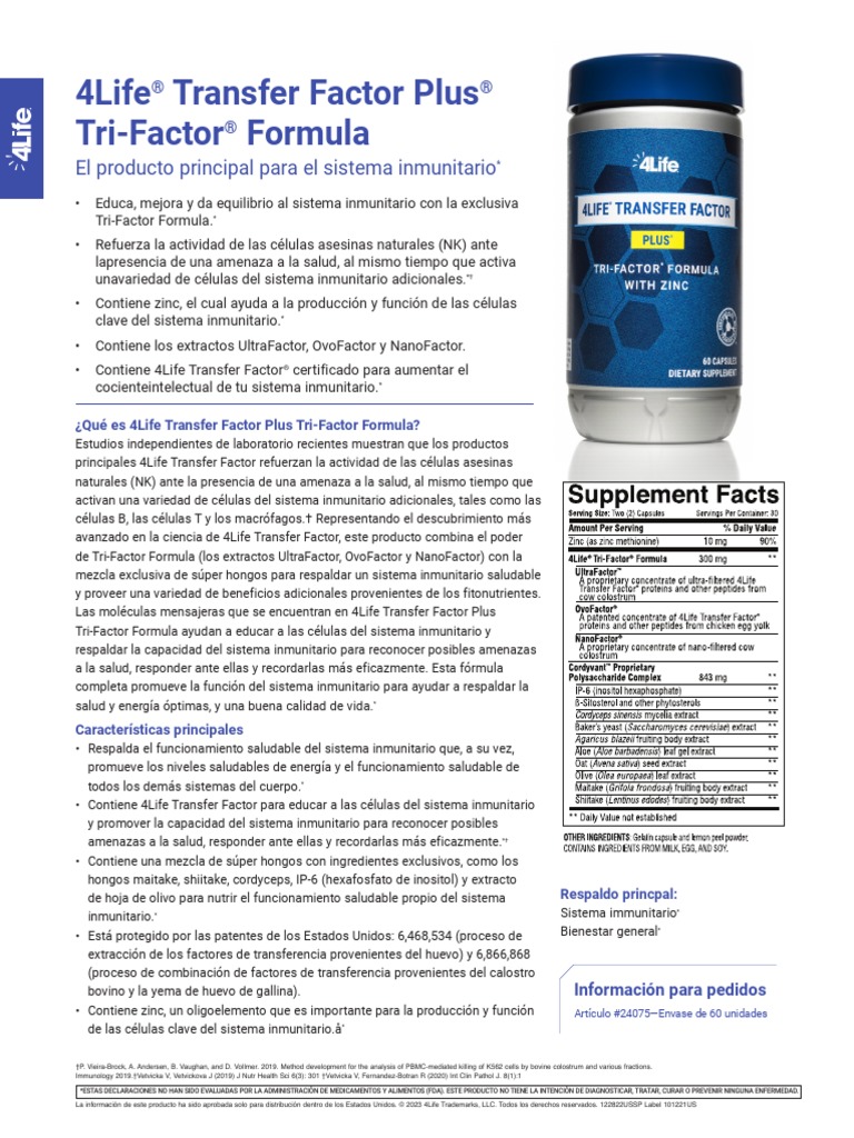 TF-Plus PPS SP 020822023 | Descargar gratis PDF | Sistema inmune ...