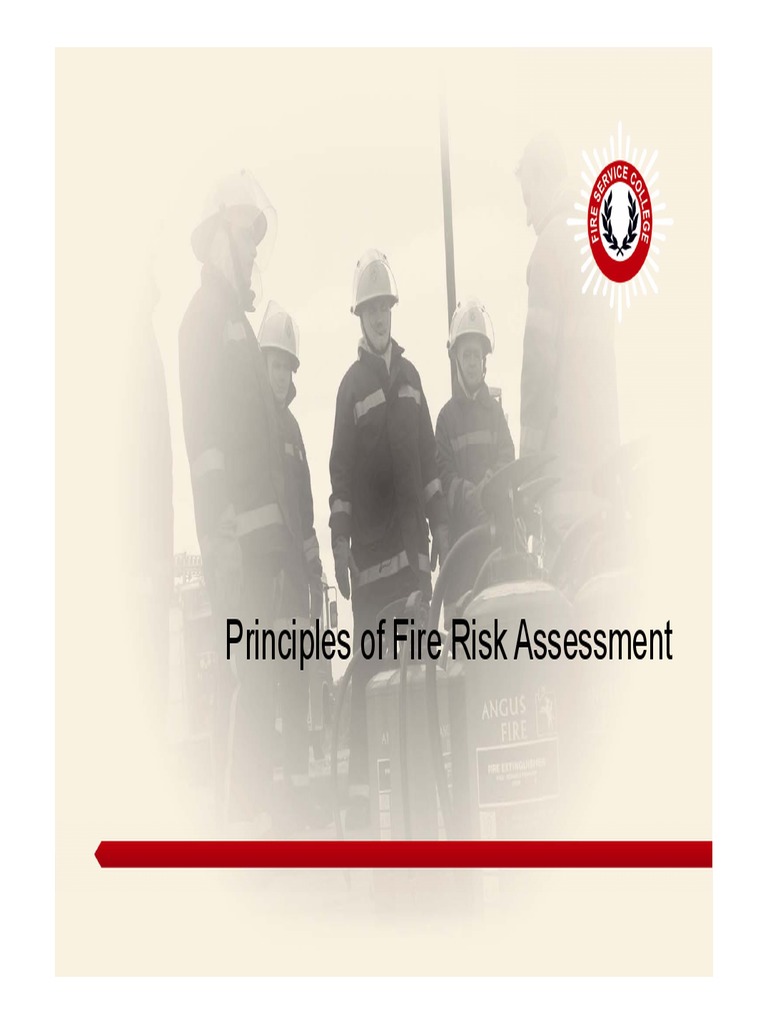 17 - Principles of Fire Risk Assessment PPT For Learner | PDF | Fires ...