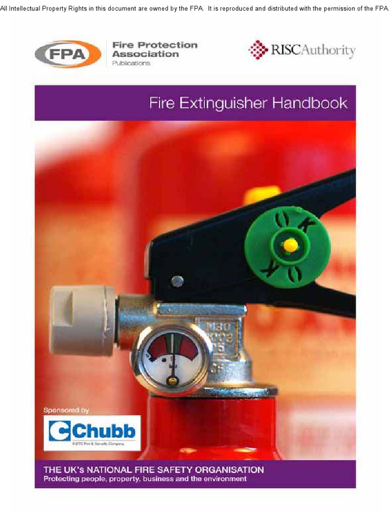 Fire Extinguisher Handbook Overview | PDF | Combustion | Fires