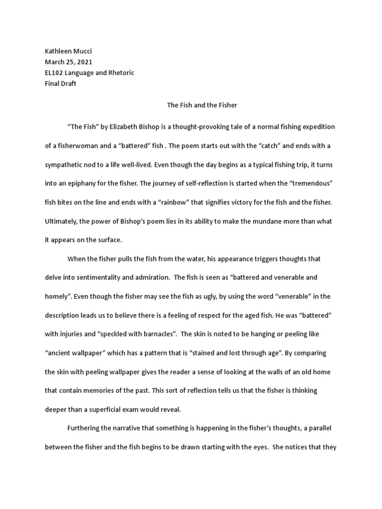 The Fish and The Fisher | PDF