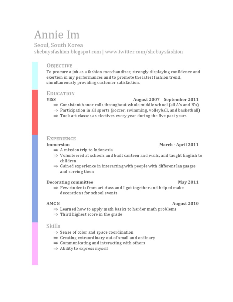 Annie Im's Resume | PDF