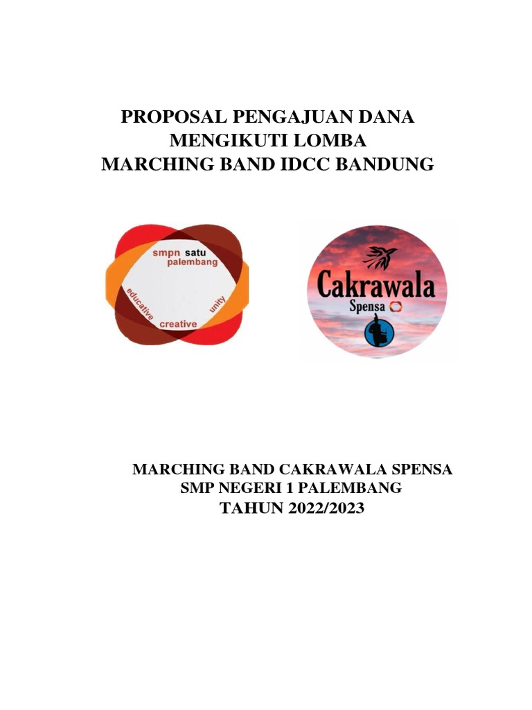 Proposal Dana Lomba Marching Band | PDF