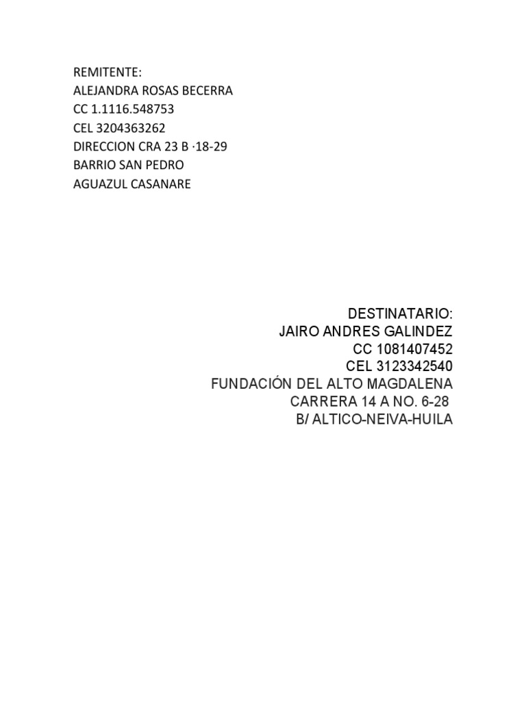 Para Envios Rotulo | PDF