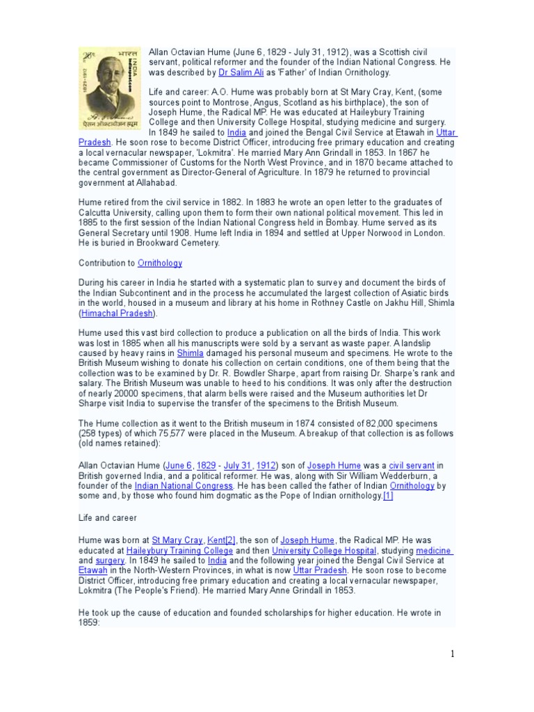 Allan Octavian Hume | PDF | Theosophy