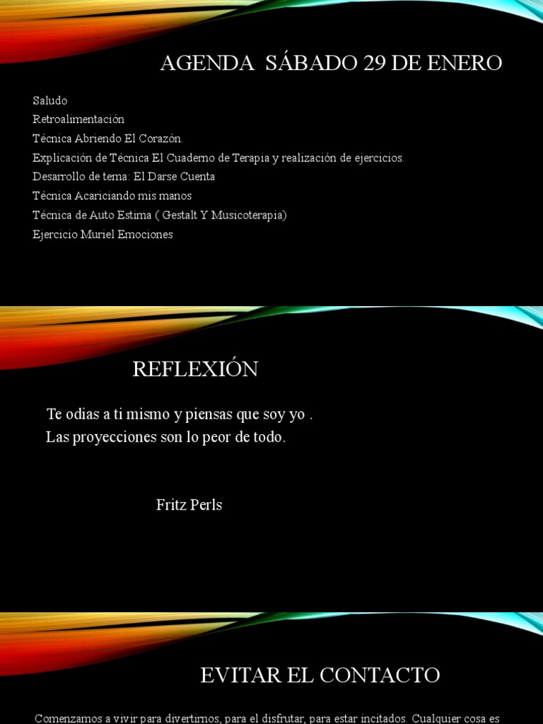 Las Zonas Del Darse Cuenta. | PDF | Terapia Gestalt | Sicología