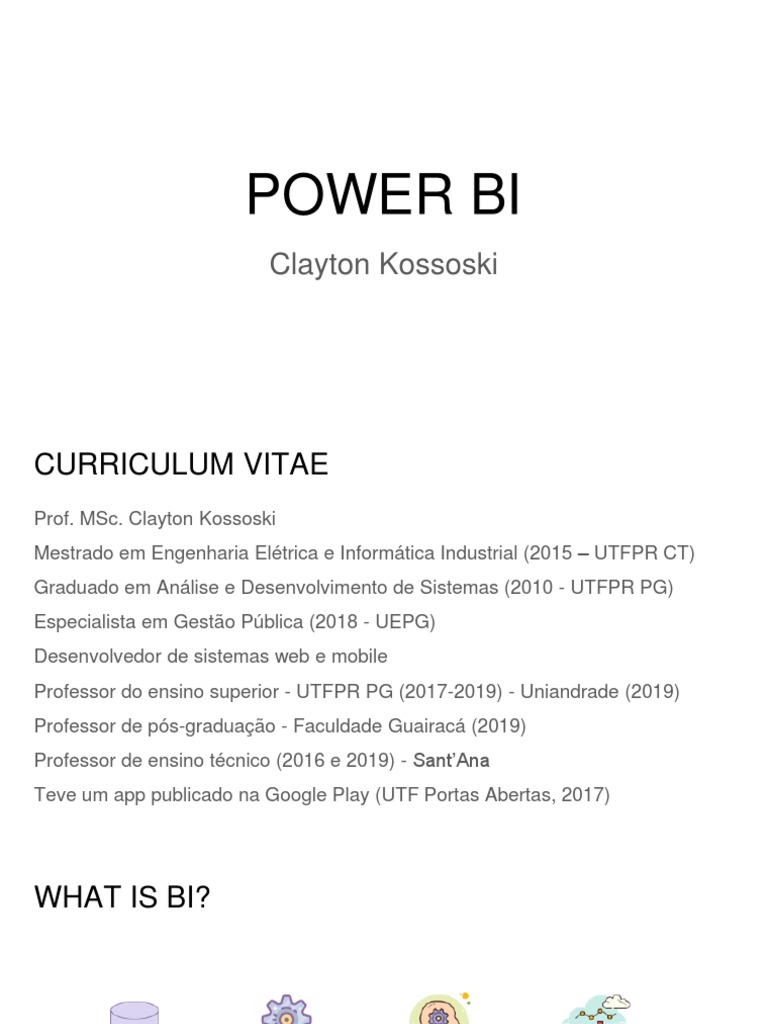 Class2d PowerBI | PDF | Computer Data | Data