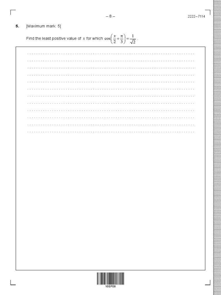 1 - Trigonometry & Probability - HW | PDF