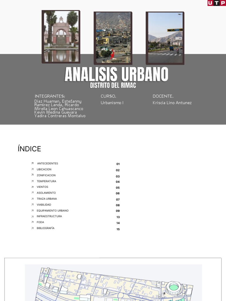 Analisis Urbanistico Rimac | PDF | Lima | Perú