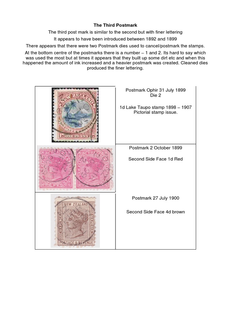The Third Postmark | PDF | Postage Stamp | Freight Transport