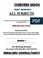 Kcse 2023 Math P1 MS | PDF