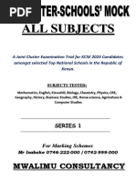 MAT PP1 KCSE 2025 TOP PREDICTION CYCLES | PDF | Area