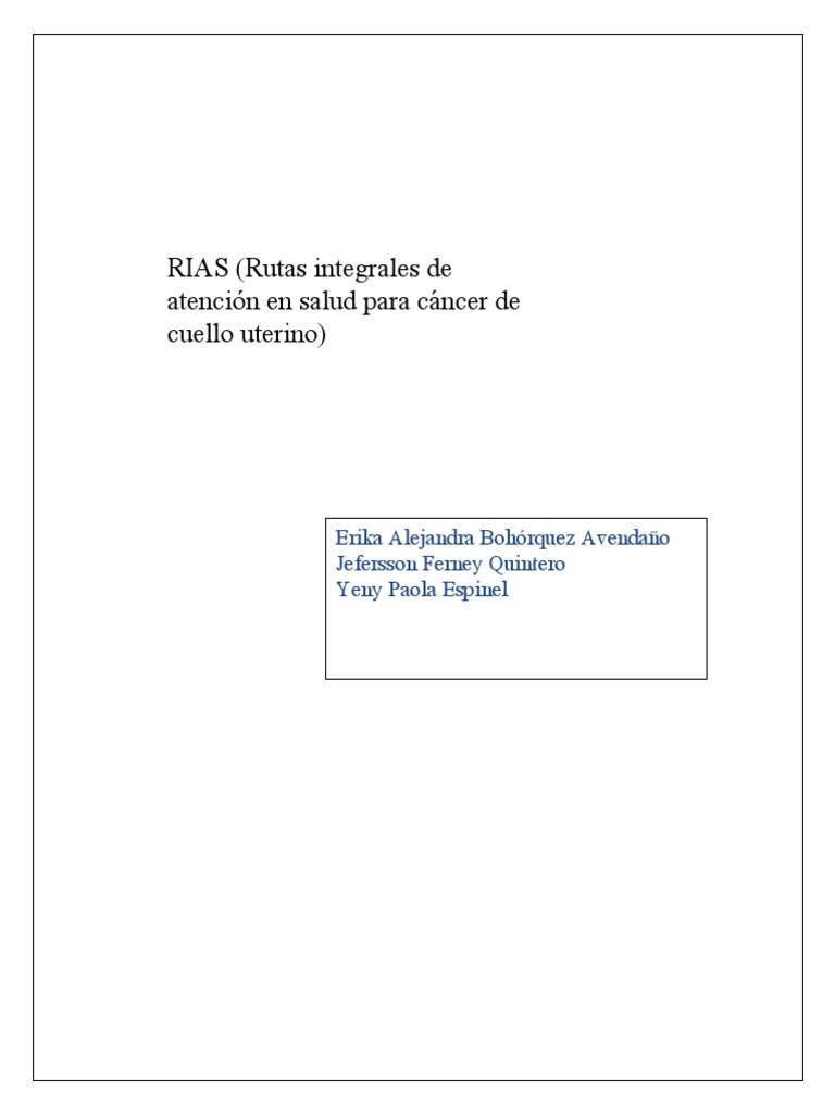 Riass Cancer Cuello Uterino | PDF | Oncología | Terapia de radiación