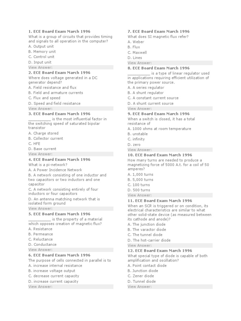 2 Elex Preboard | PDF | Diode | Amplifier