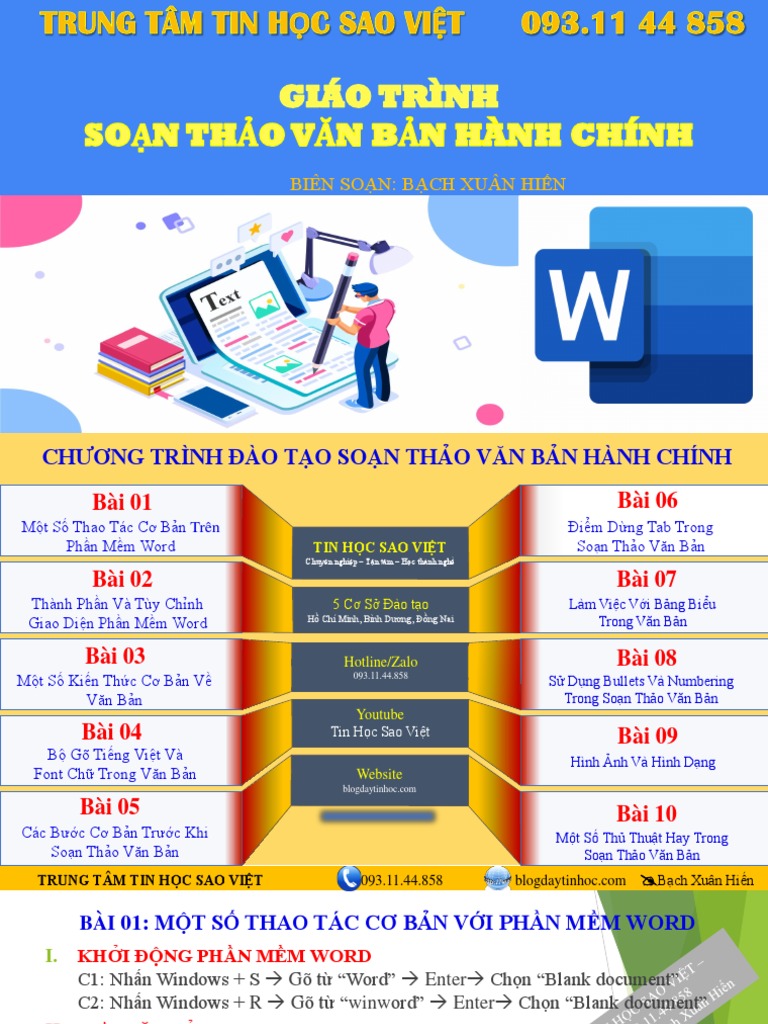 Bài Gi NG So N TH o Văn B N Hành Chính | PDF