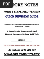 Form 1 History Notes | PDF