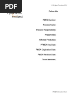 PFMEA Template | PDF