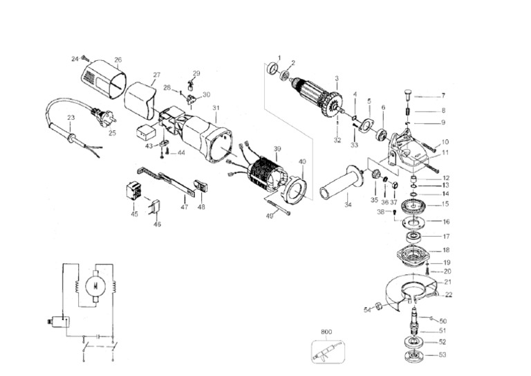 Plano Despiece Amoladora 2 | PDF