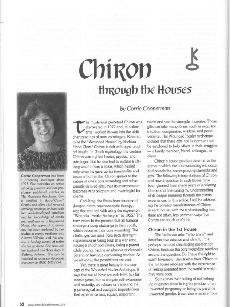 Chiron Through The Houses | PDF