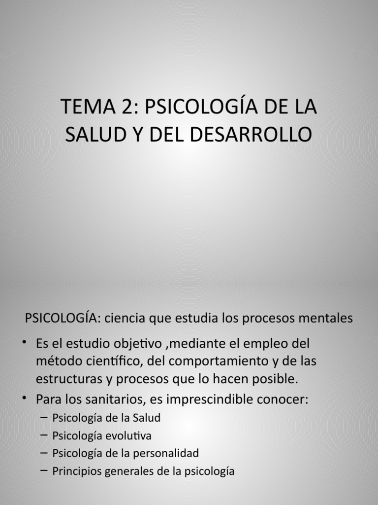 Psicologia de La Salud | PDF | Sicología | Comportamiento