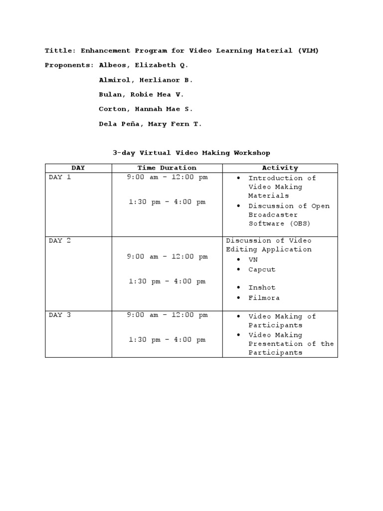 Enhancement Program | PDF