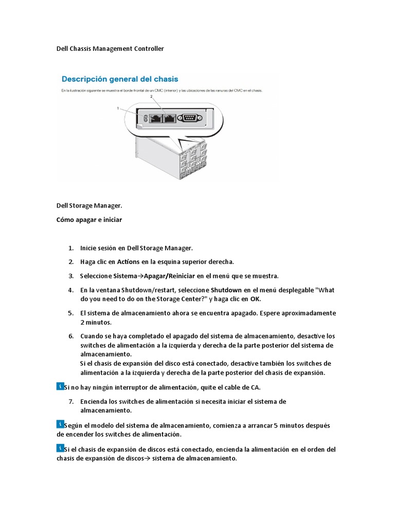 Dell Chassis Management Controller | PDF