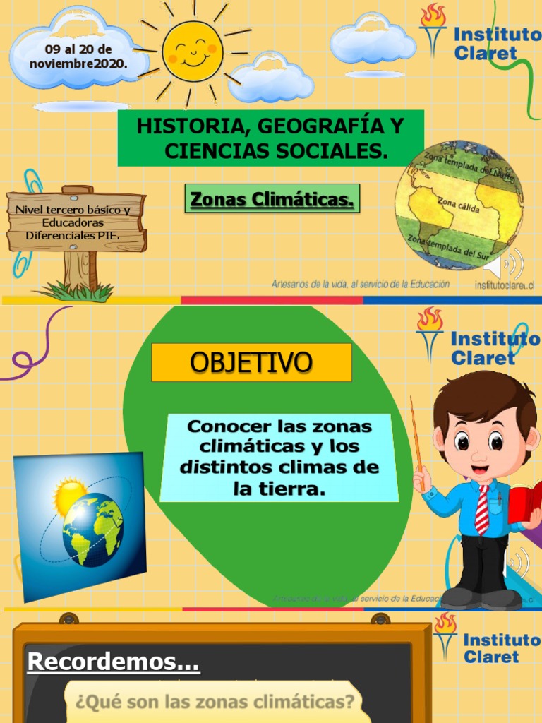 Zonas Climáticas Tercero Básico 09 Al 20 de Noviembre. | PDF | Clima | Ciencias atmosféricas