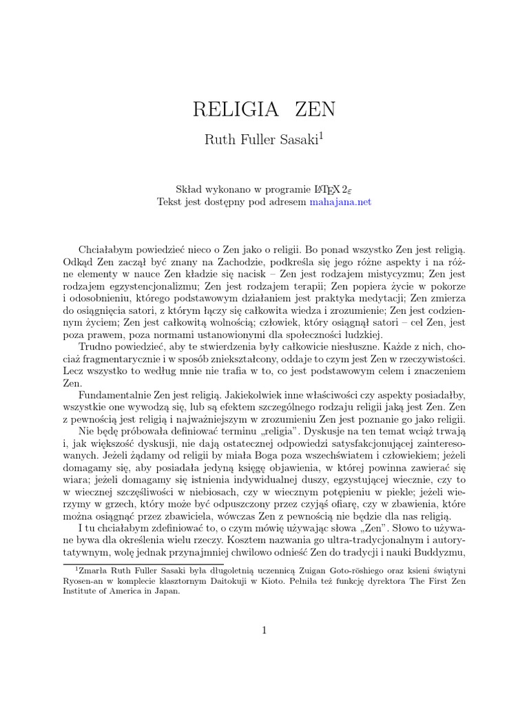 Religia Zen | PDF