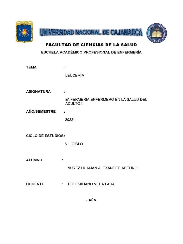 Sem 5 Leucemia | PDF | Leucemia | Hematología