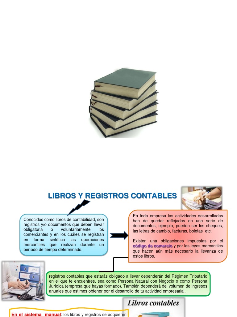 1 - Libros Contables | PDF | Contabilidad | Economias