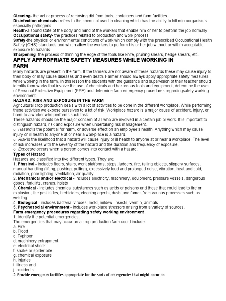 Cleaning | PDF | Occupational Safety And Health | Hazards