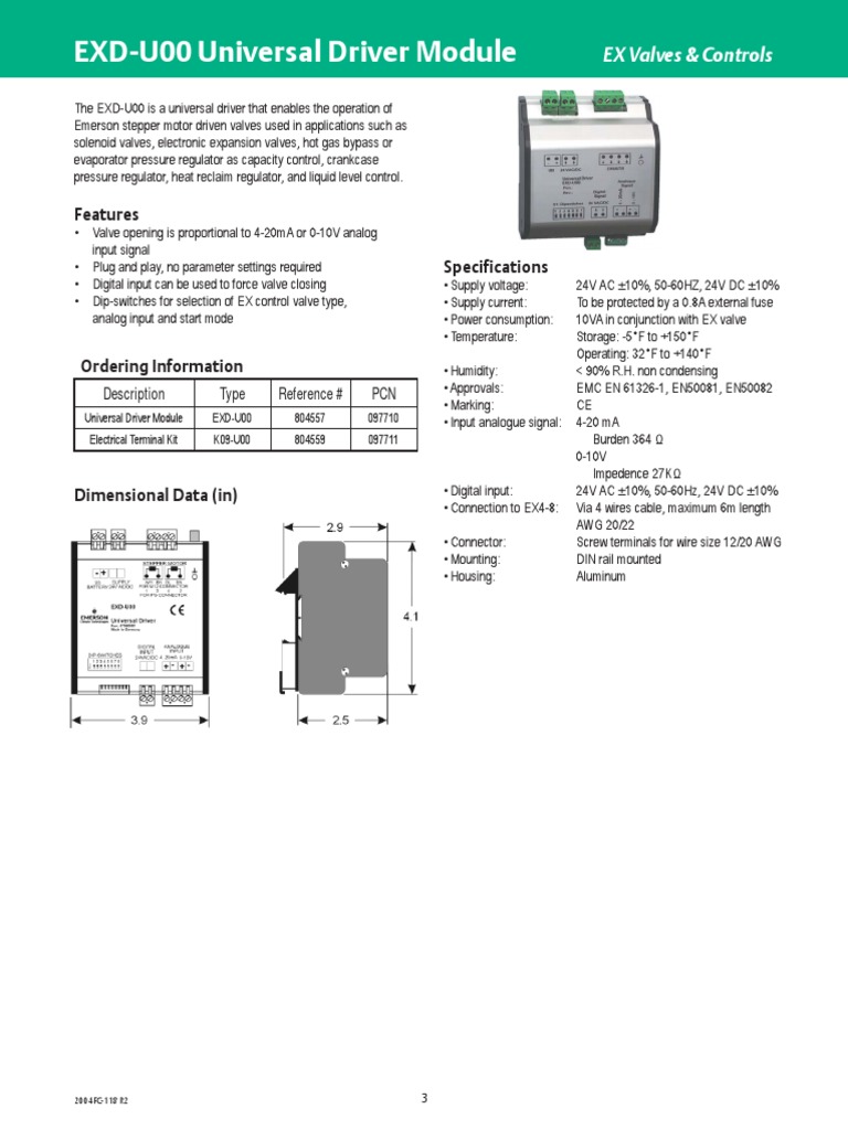 EXD-U00 Universal Driver Module | PDF | Vacuum Tube | Electronic ...
