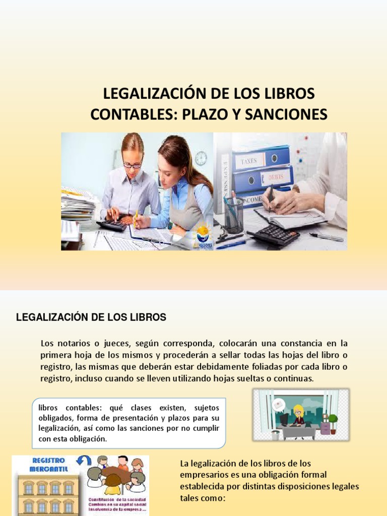 4-Legalizacion de Libros | Descargar gratis PDF | Contabilidad