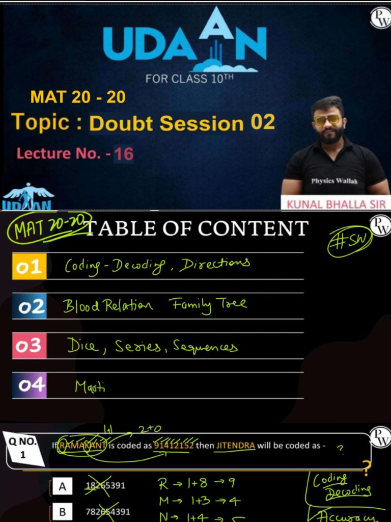 Ntse-Mat 16 - Class Notes | PDF Ntse-Mat 16 - Class Notes | PDF