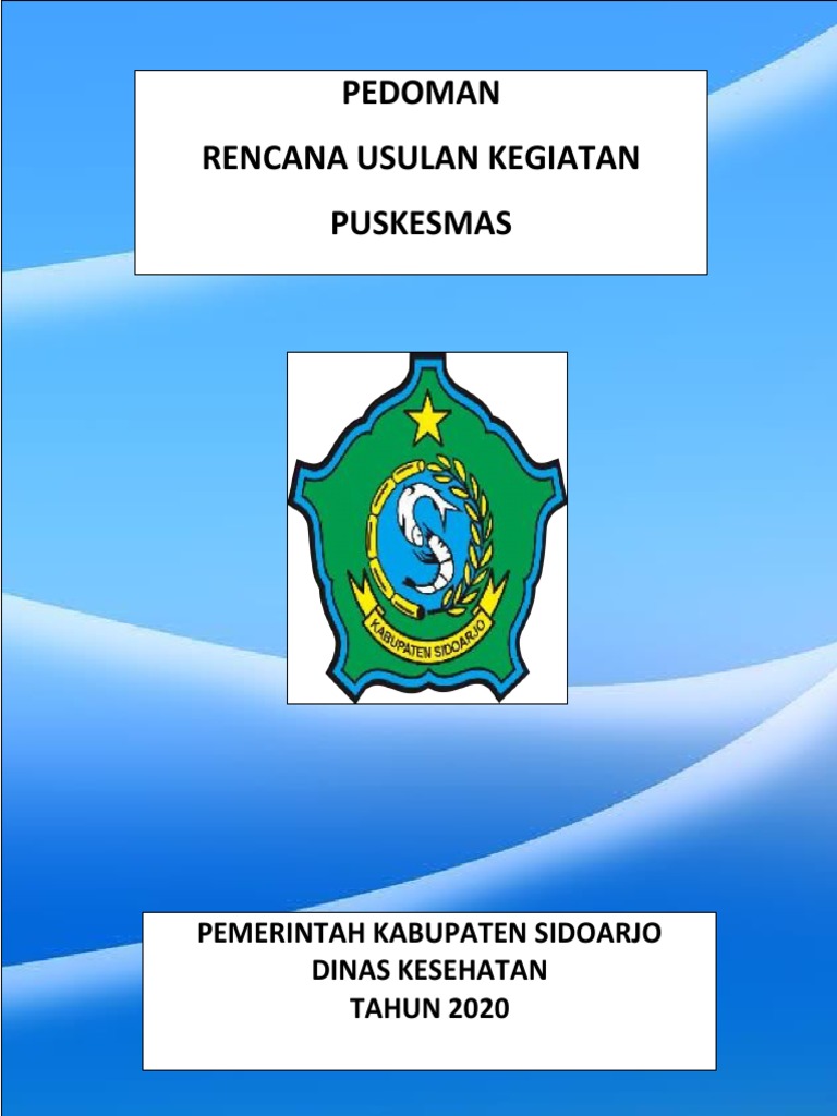 PEDOMAN RUK PUSKESMAS - Opt | PDF