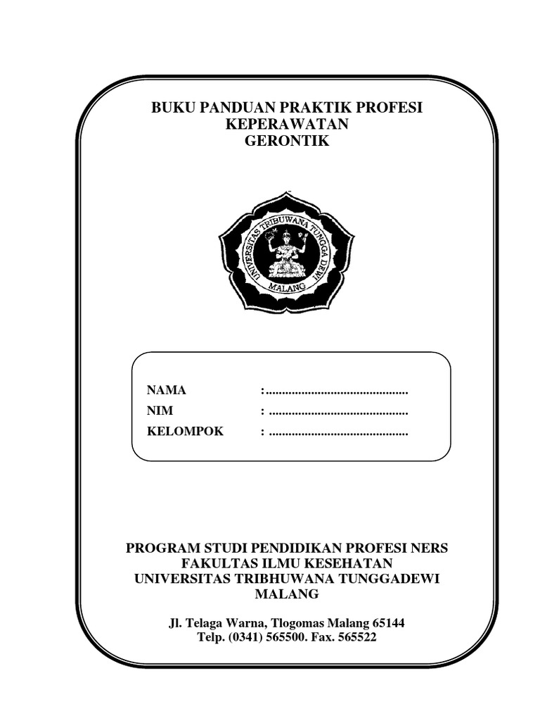 Panduan Praktik Profesi - Dep Gerontik | PDF | Pengembangan Diri | Kesehatan Holistik